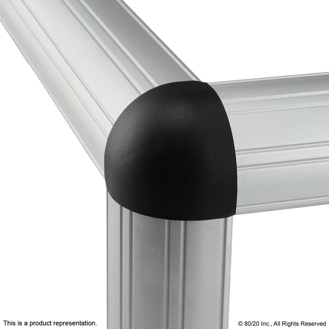 12043 | 15 Series 3 Way - Corner Bracket Cover Cap | CPI Automation