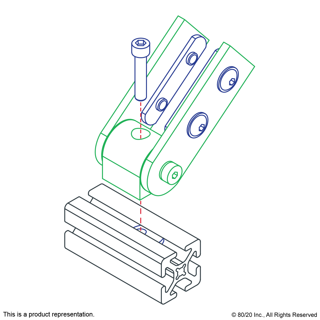 4183-Black | 10 Series Standard 90 Degree Dynamic Pivot Assembly with ...