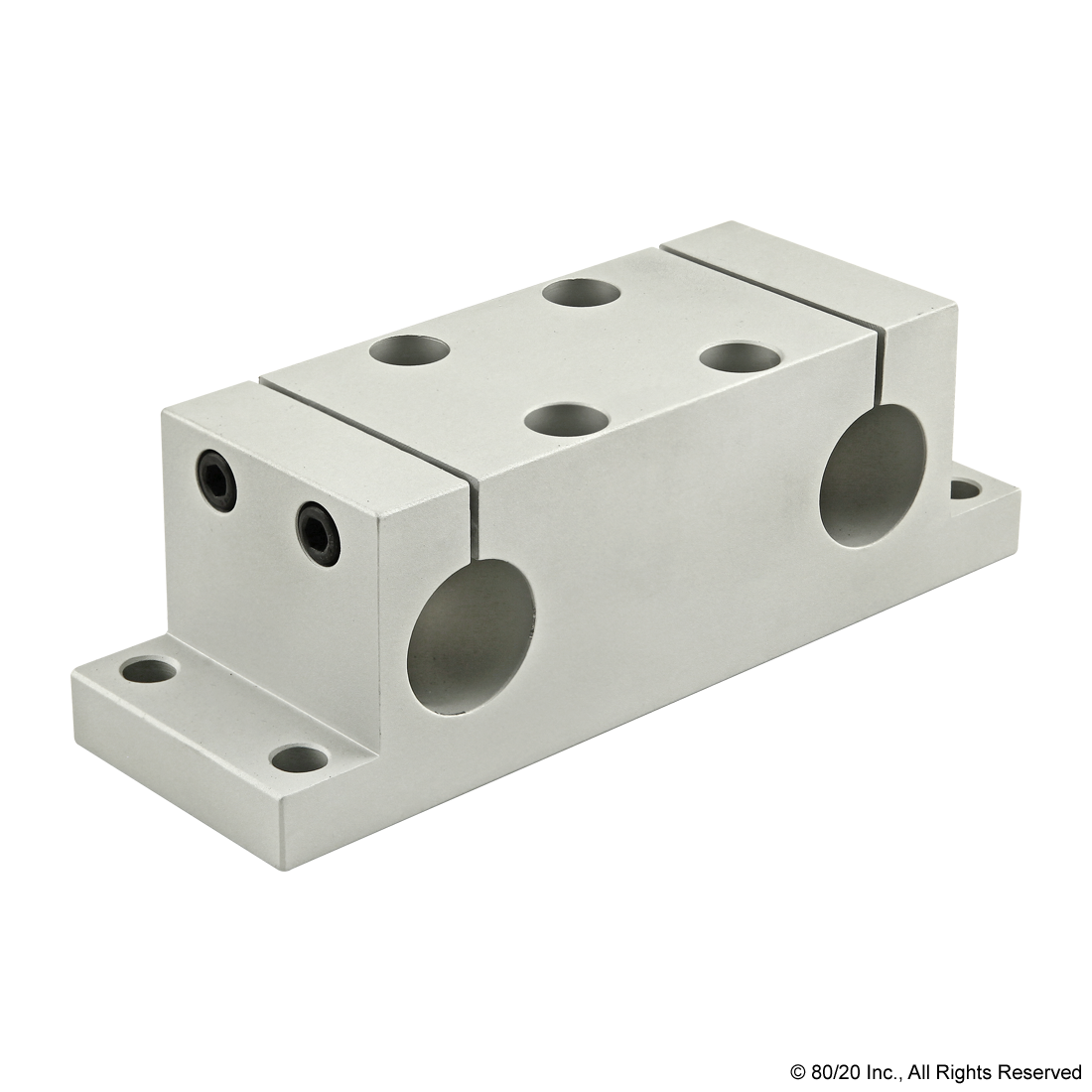 5850 | 15 Series 1" Double Shaft Stanchion Mounting Block | CPI Automation