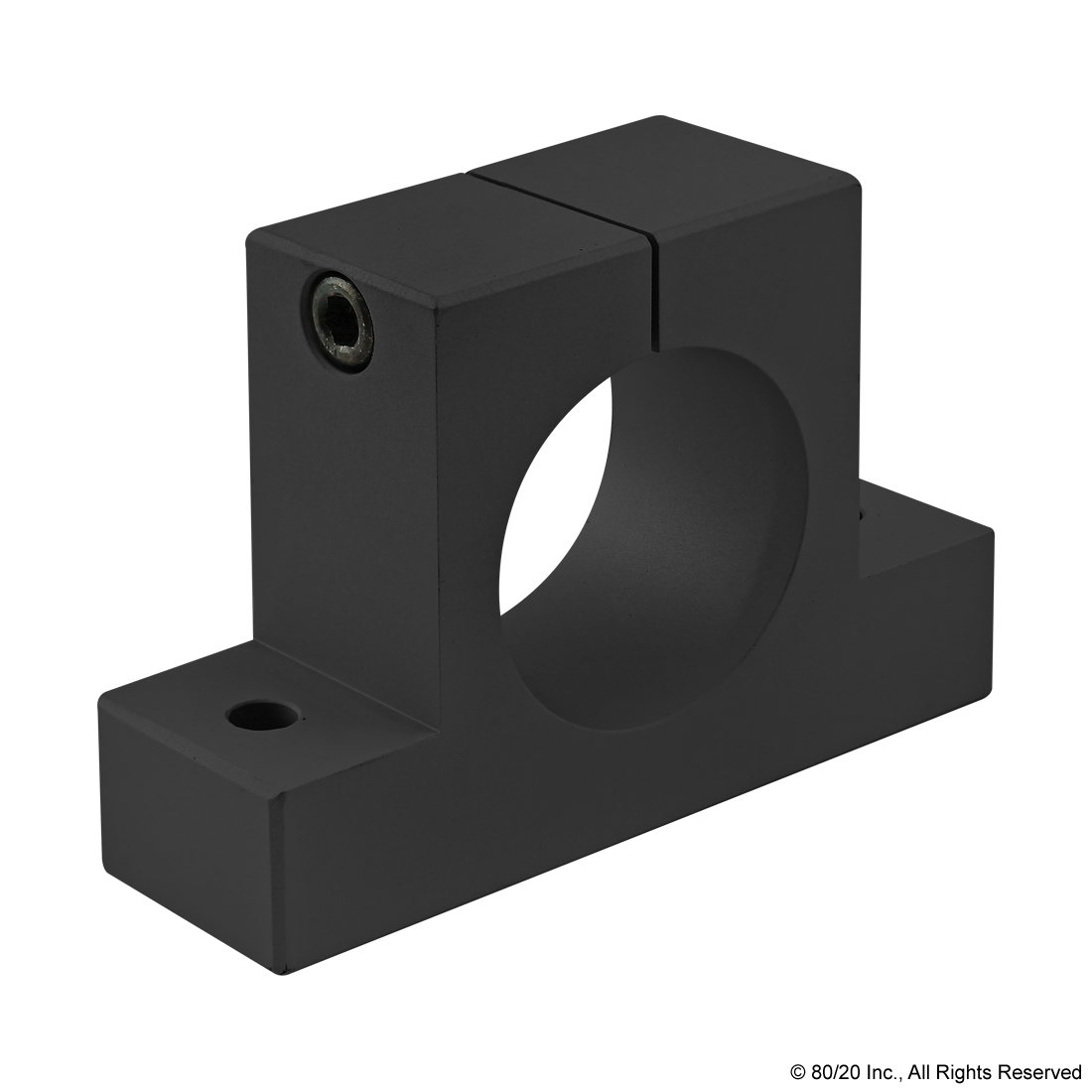 5890-Black | 15 Series 2" Narrow Horizontal Stanchion Base | CPI Automation