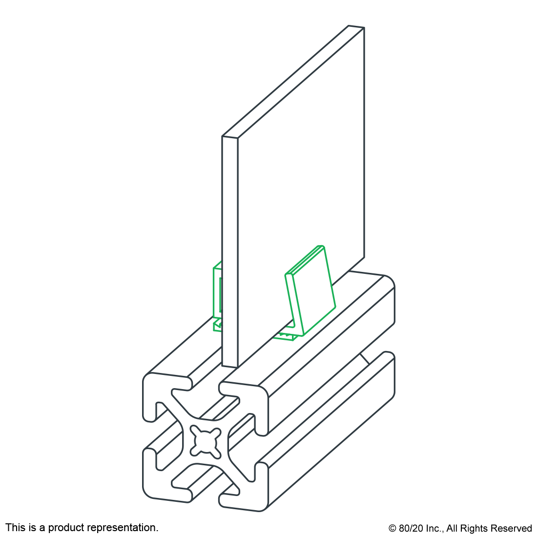 40-2421 | 40 Series Quick Change Panel Clamp, Block & Clip | CPI Automation