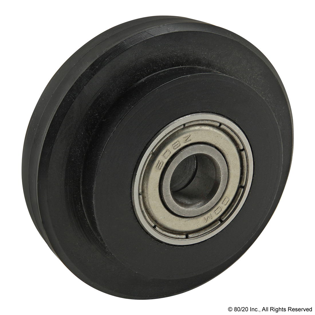 12021 | 45 Series Roller Wheel with Ball Bearing Hub | CPI Automation