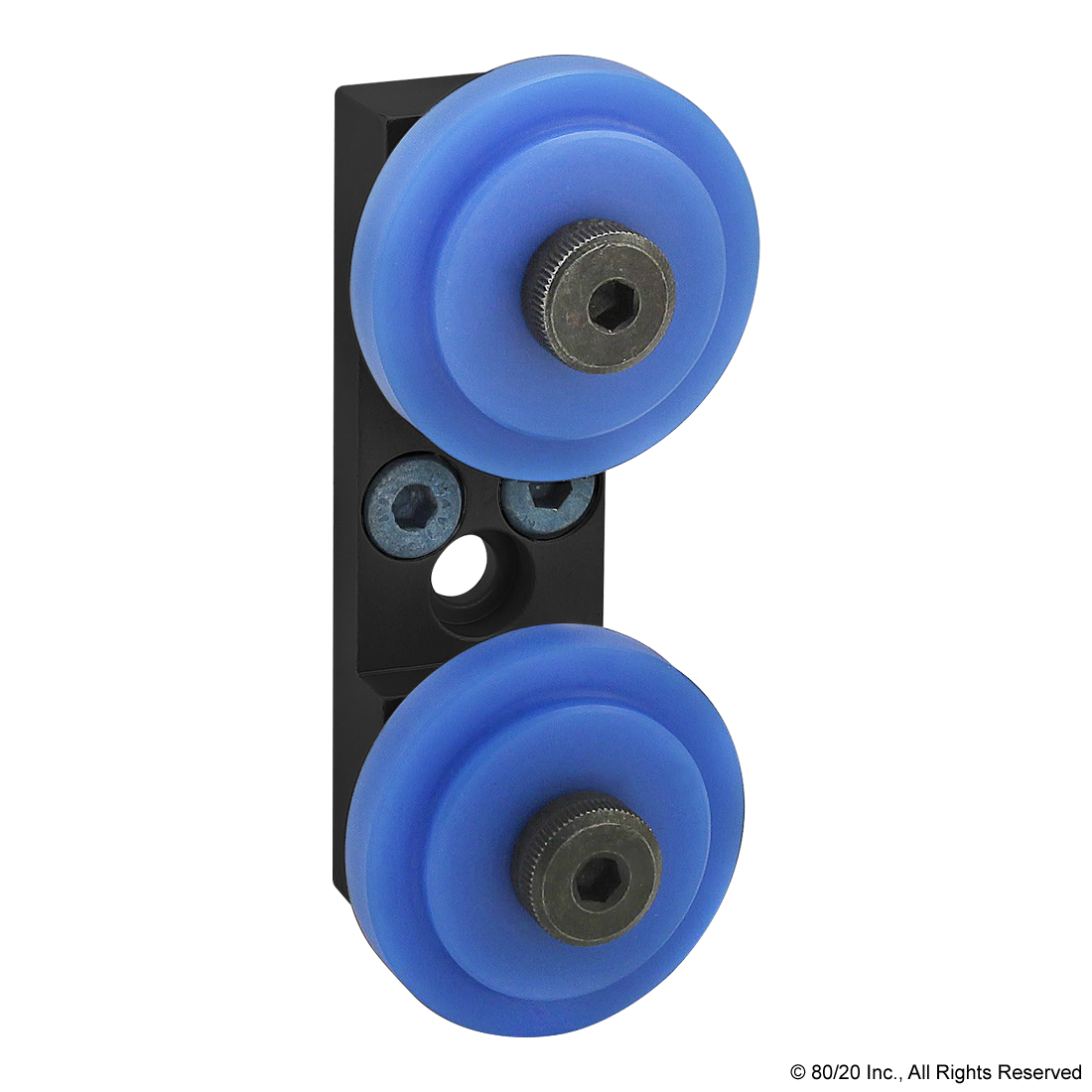 25-2751-Black | 25 Series Dual Roller Wheel Bracket Assembly | CPI ...