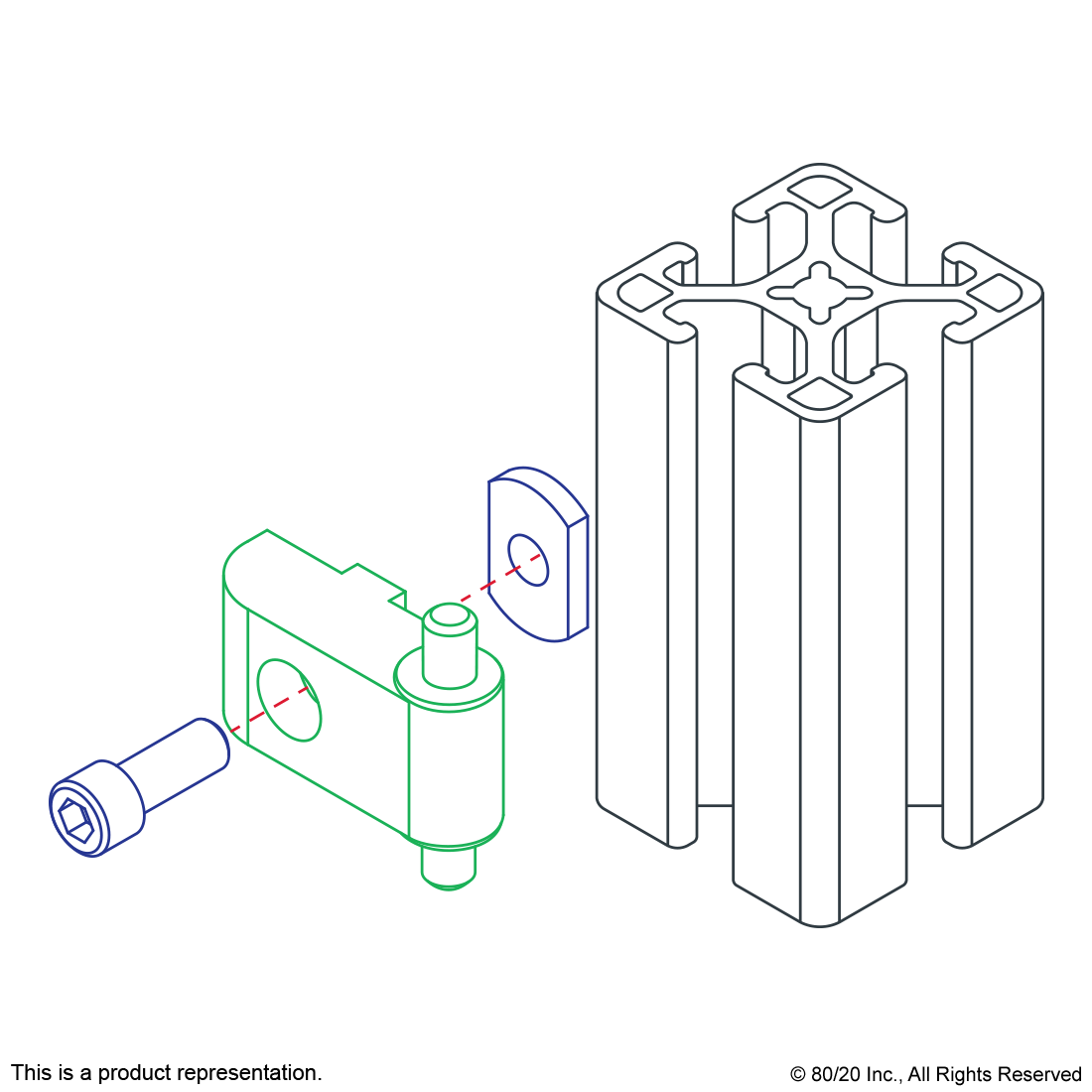 2078 | 10 Series Standard Lift-Off Hinge with Double Short Pins | CPI ...
