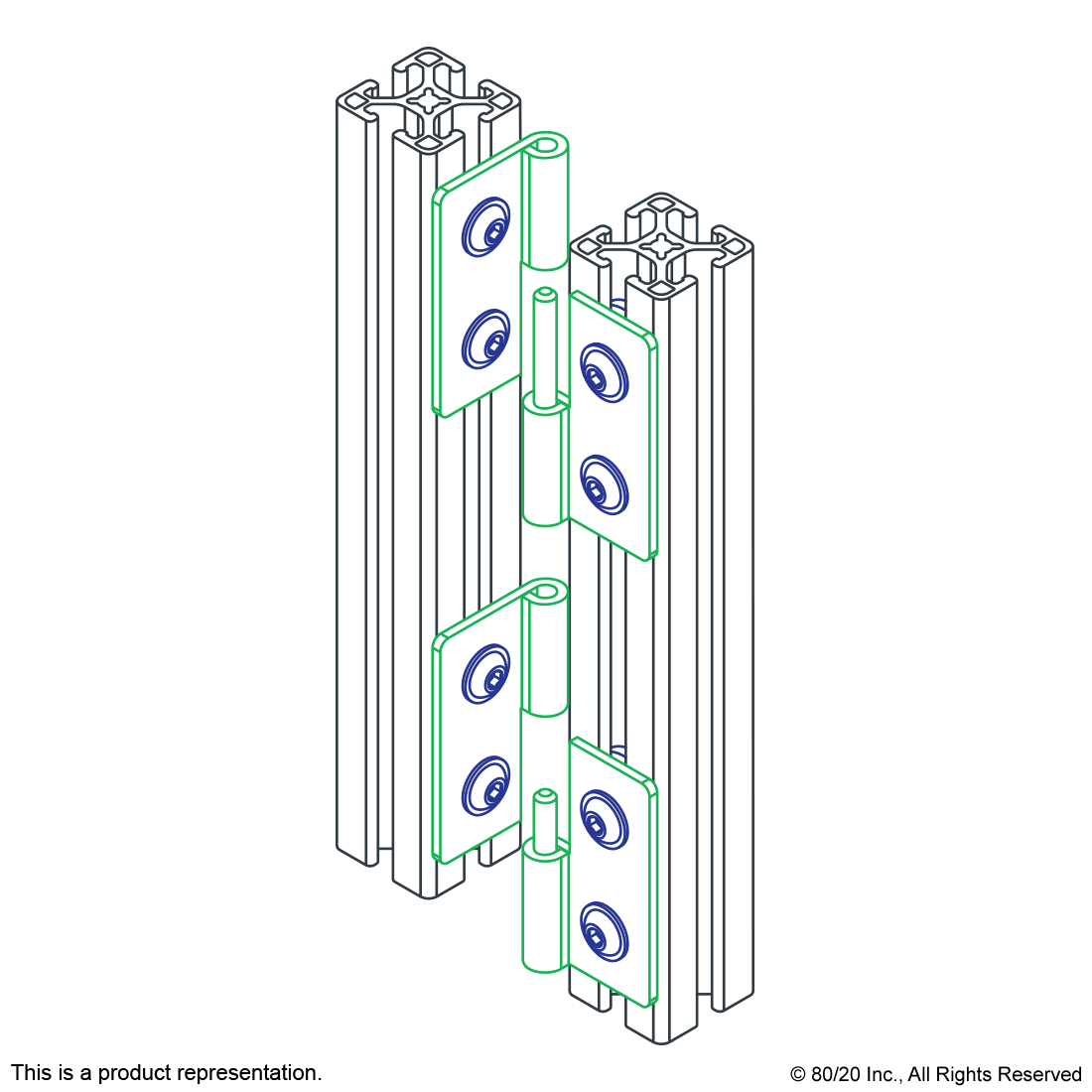 40-2842 | 40 Series Economy Lift-Off Hinge Assembly: Right Hinge | CPI ...