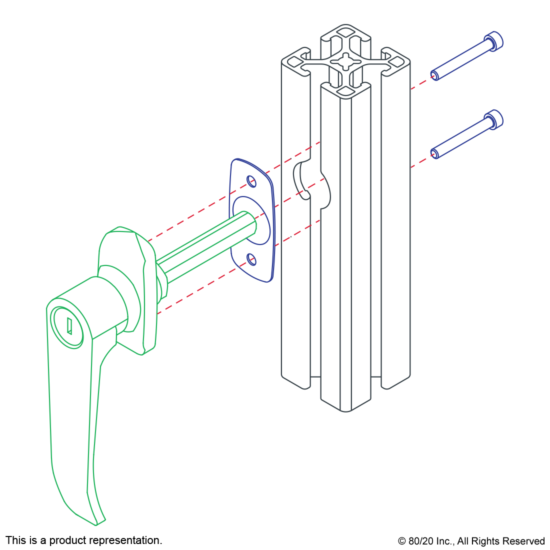 2953 | 10 & 15 Series Furniture Style Handle | CPI Automation