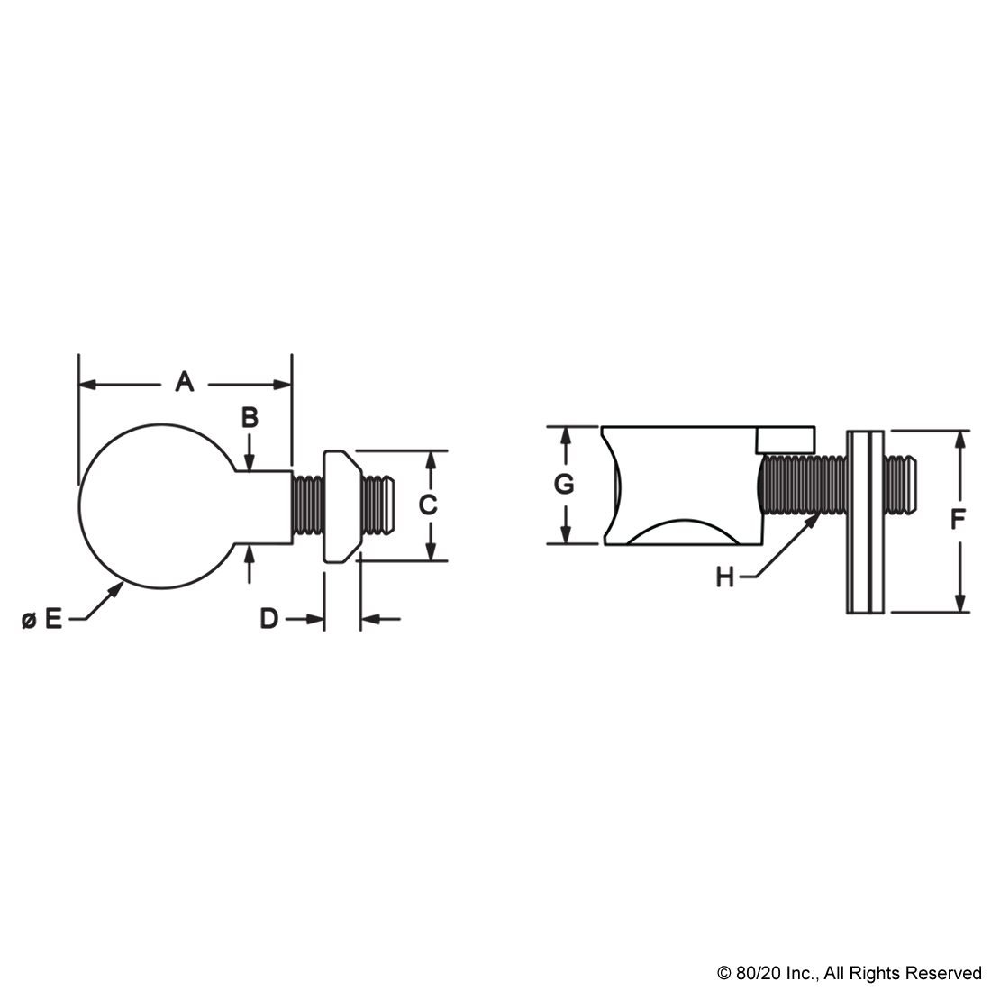 3897 | 15 Series M8 Standard Anchor Fastener Assembly | CPI Automation