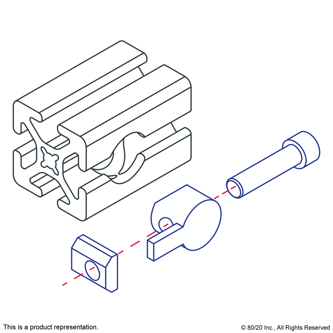 3897 | 15 Series M8 Standard Anchor Fastener Assembly | CPI Automation