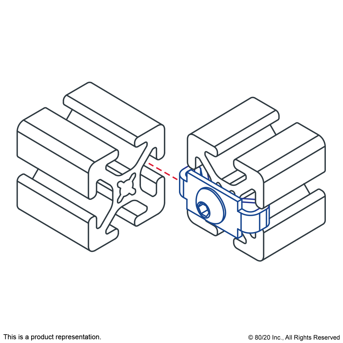 30-3891 | Standard End Fastener, M8 | CPI Automation