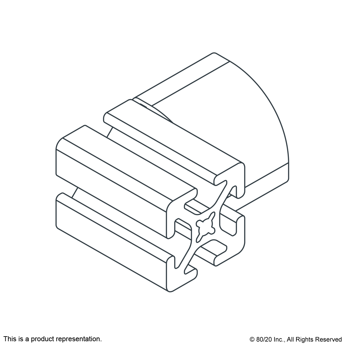 40-3189 | 40 Series Single Tab End Fastener Clip | CPI Automation