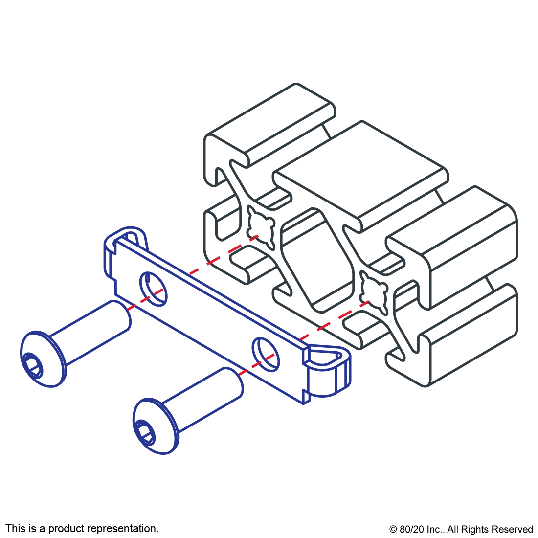 3794 | 10 Series Double End Fastener Clip | CPI Automation
