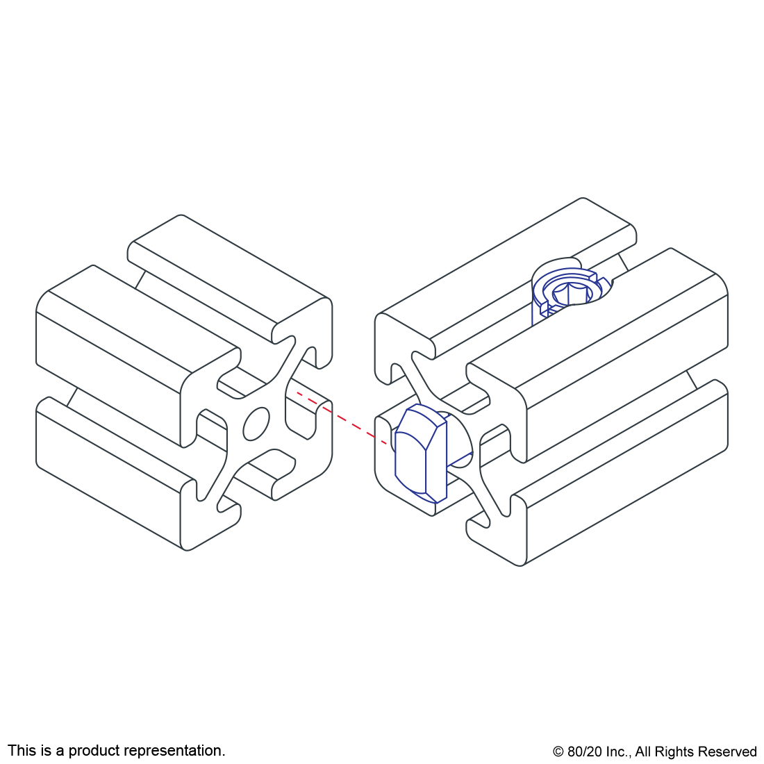 13188 | Central Connector: Horizontal Orientation | CPI Automation