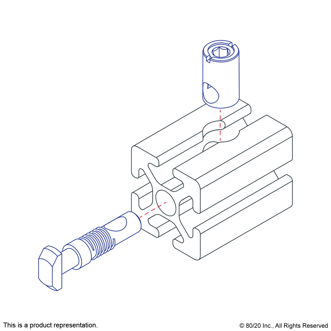 14012 | Central Connector: Vertical Orientation | CPI Automation