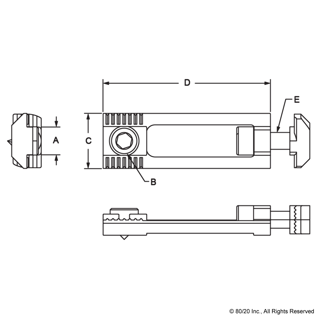 14133 | 45 Series Milling Connector | CPI Automation