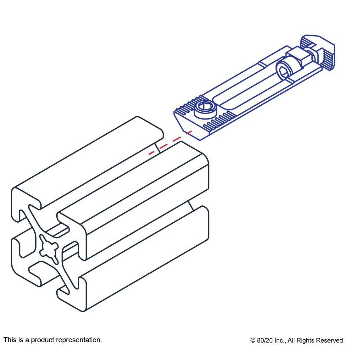 14133 | 45 Series Milling Connector | CPI Automation