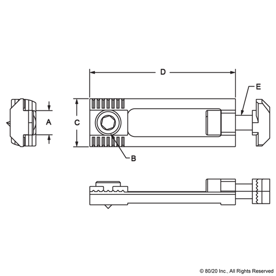 14116 | 30 Series Milling Connector | CPI Automation