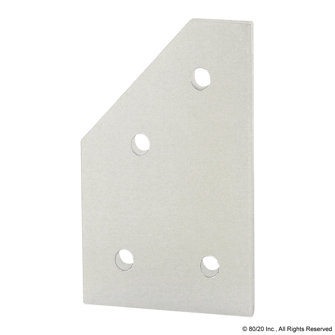 4346 | 15 Series 4 Hole - 45 Degree Angled Flat Plate | CPI Automation
