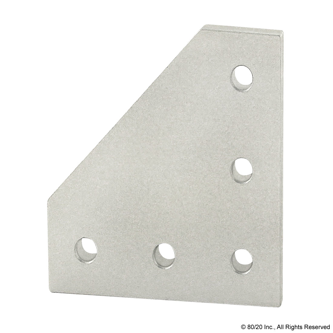 25-4151 | 25 Series 5 Hole - 90 Degree Angled Flat Plate | CPI Automation