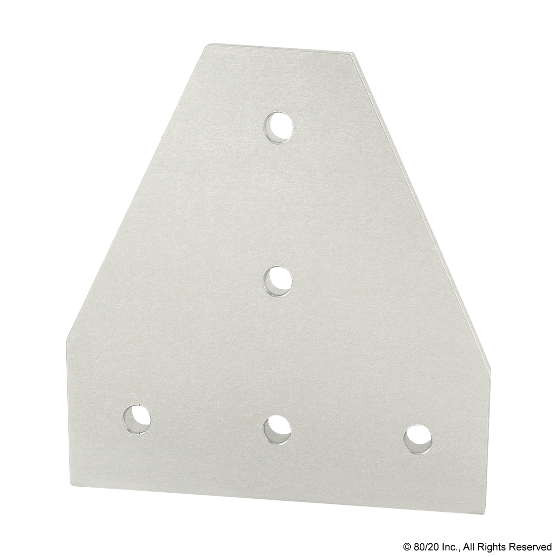 45-4340 | 45 Series 5 Hole - Tee Flat Plate | CPI Automation