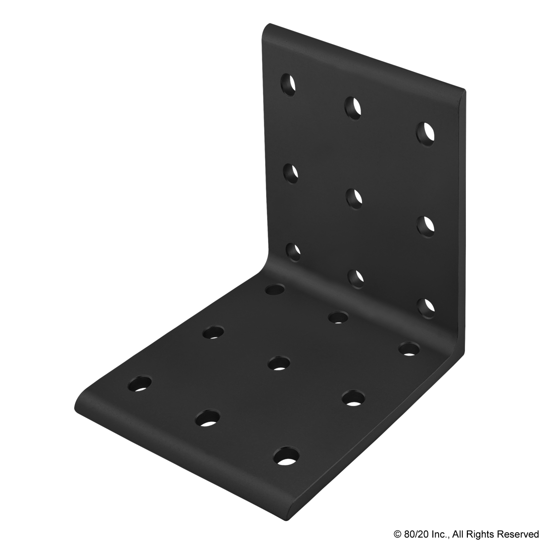 4417-Black | 15 Series 18 Hole - Inside Corner Bracket | CPI Automation