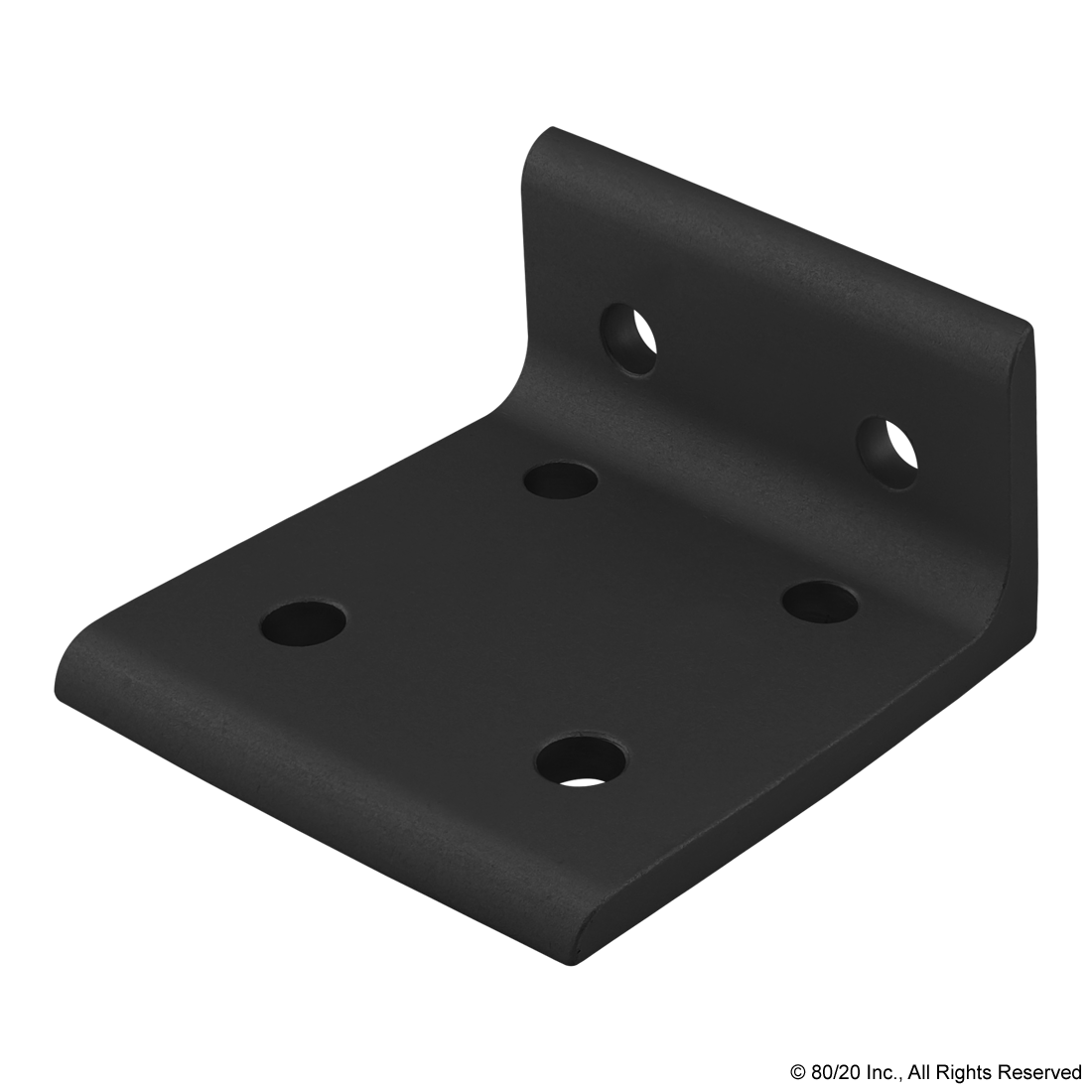40-4375-Black | 40 Series 6 Hole - Wide 2x4 Inside Corner Bracket | CPI ...