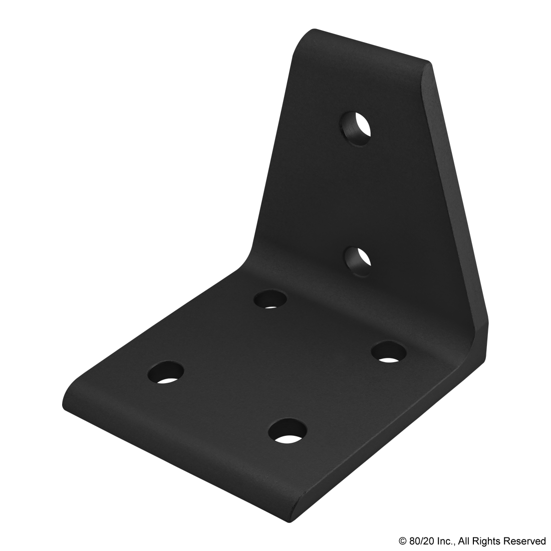 40-4311-Black | 40 Series 6 Hole - Center Inside Corner Bracket | CPI ...