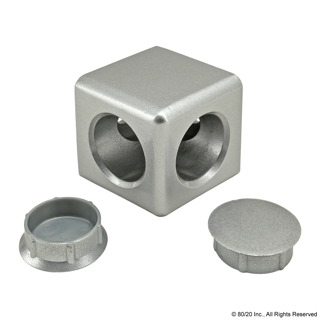14176 | 15 Series 2 Way - Light Squared Corner Connector | CPI Automation