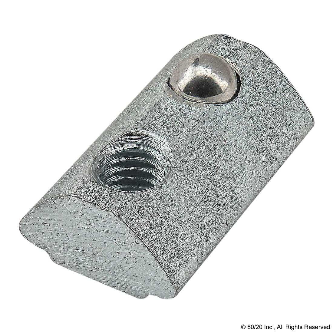 13082 | M3 Self-Aligning Roll-in T-Nut with Ball Spring | CPI Automation