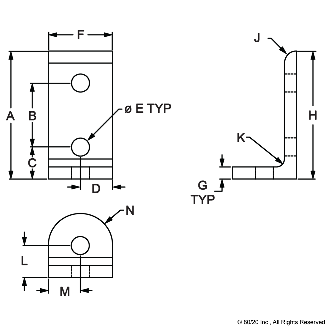 40-4349 | 40 Series "L" Structural Pivot Arm | CPI Automation