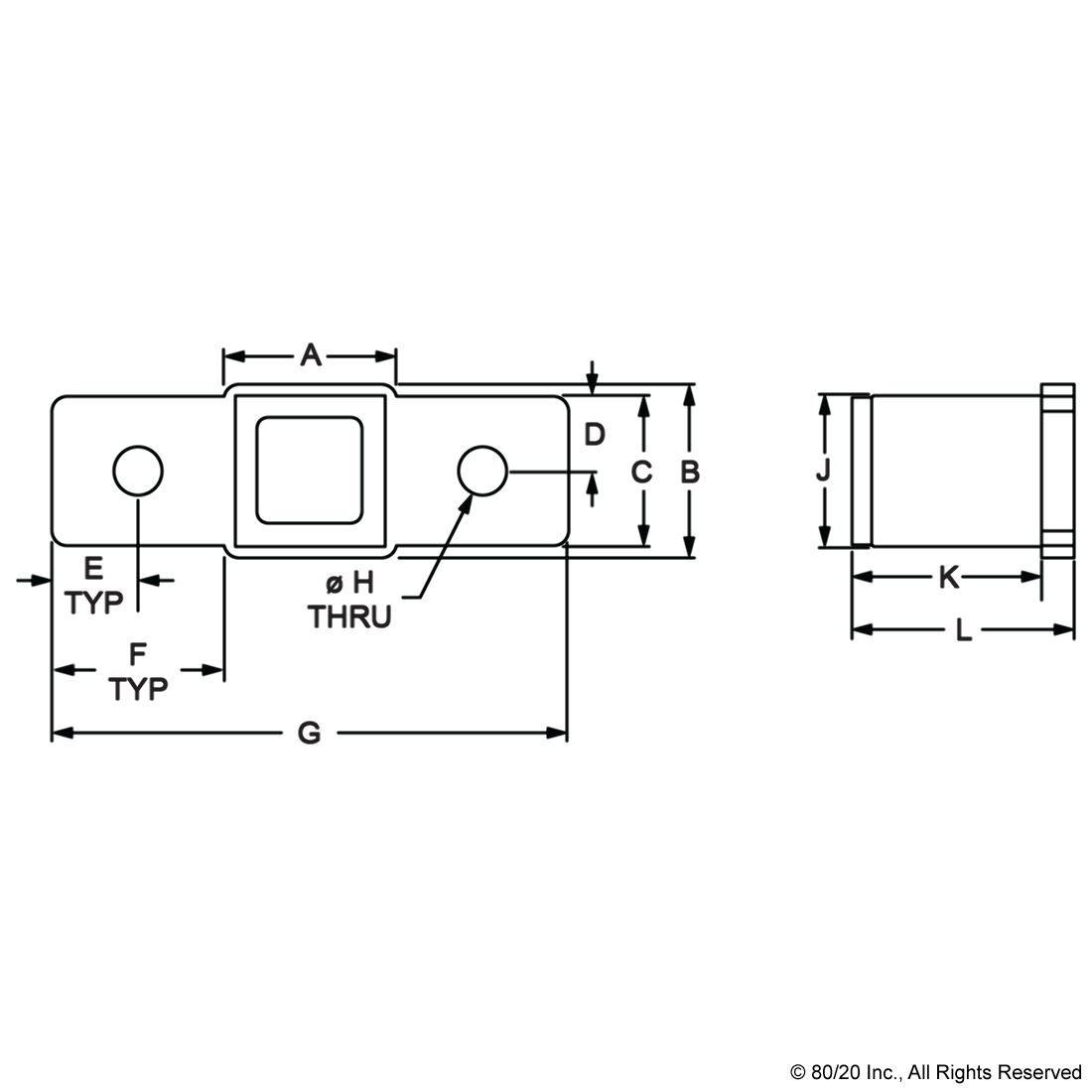 9240 | 90 Degree Straight Base Connector | CPI Automation