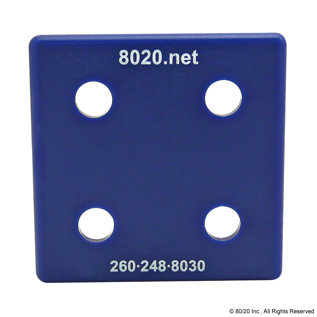 2050BLU | 15 Series End Cap with Push-In Fastener | CPI Automation