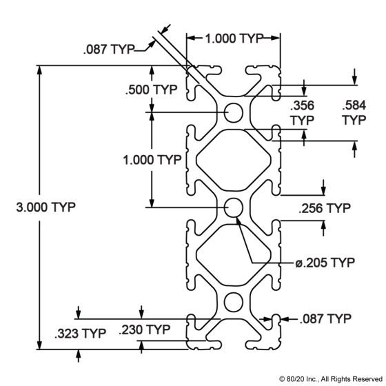 1030 | T Slotted Aluminum Profiles | CPI Automation