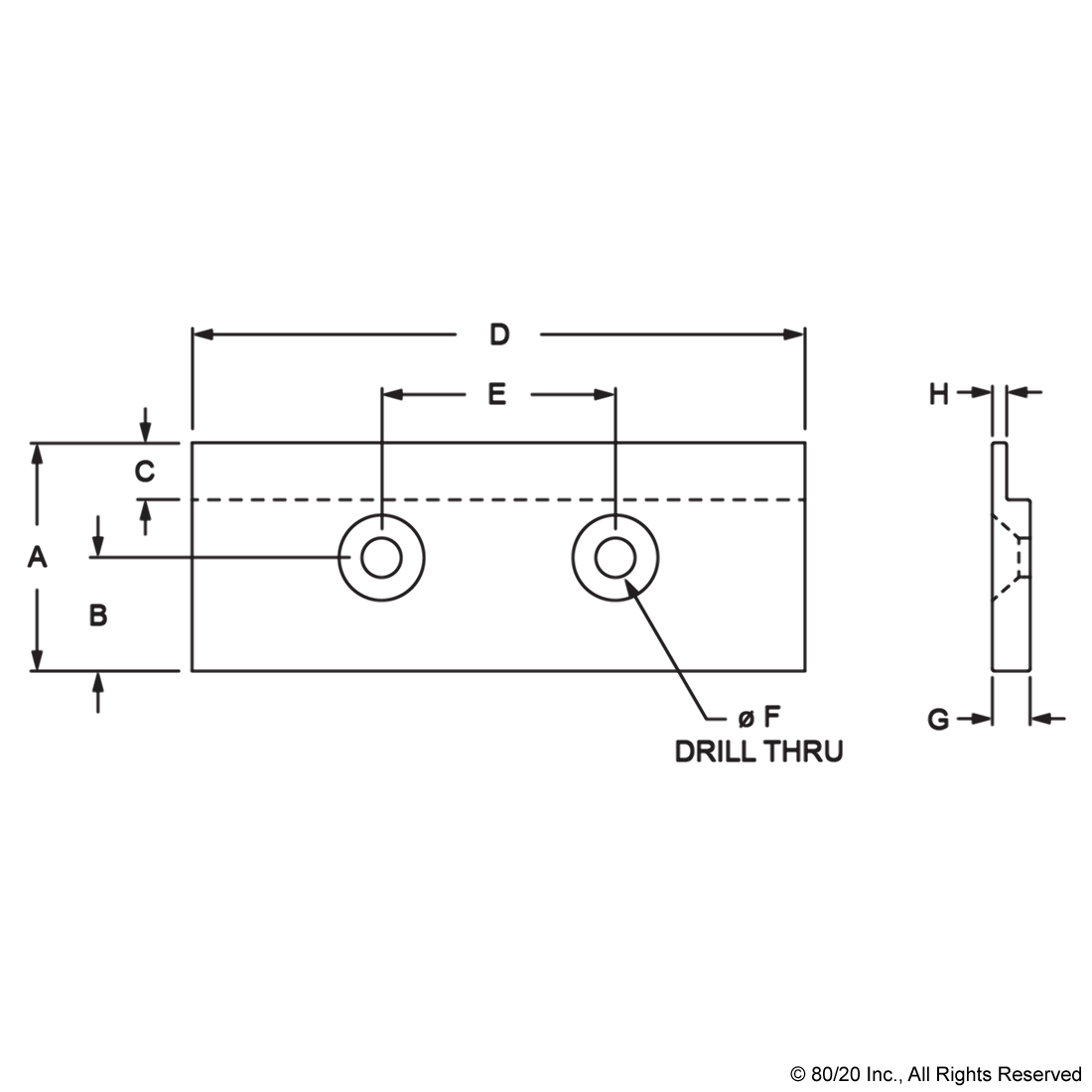 2264-Black | 10 & 15 Series Storage Bin Hanger | CPI Automation