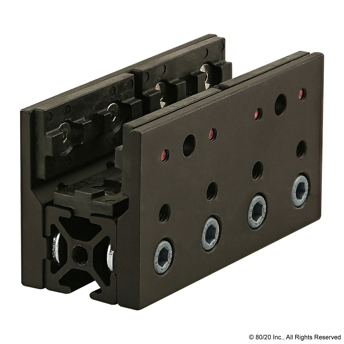 25-6732-Black | 25 Series Long - Single Mount Unibearing™ Assembly ...