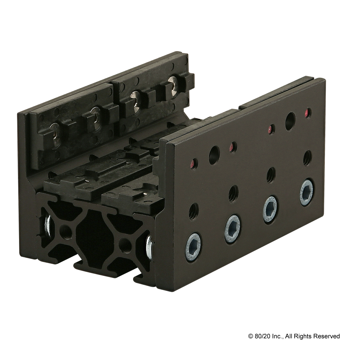 25-6733-Black | 25 Series Long - Single Mount Unibearing™ Assembly ...