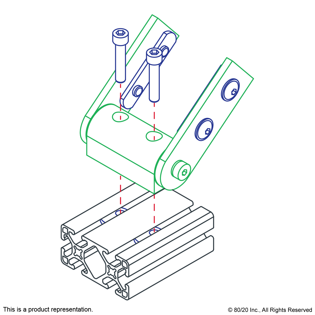 40-4379-Black | 40 Series Standard Universal Dynamic Pivot Assembly ...