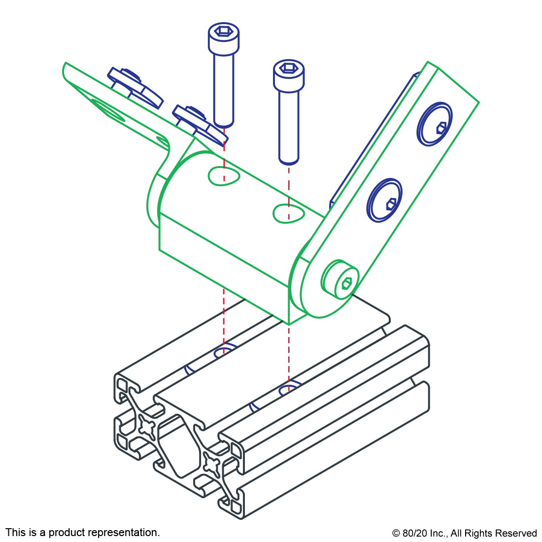 4313-Black | 15 Series Standard Universal Dynamic Pivot Assembly with ...