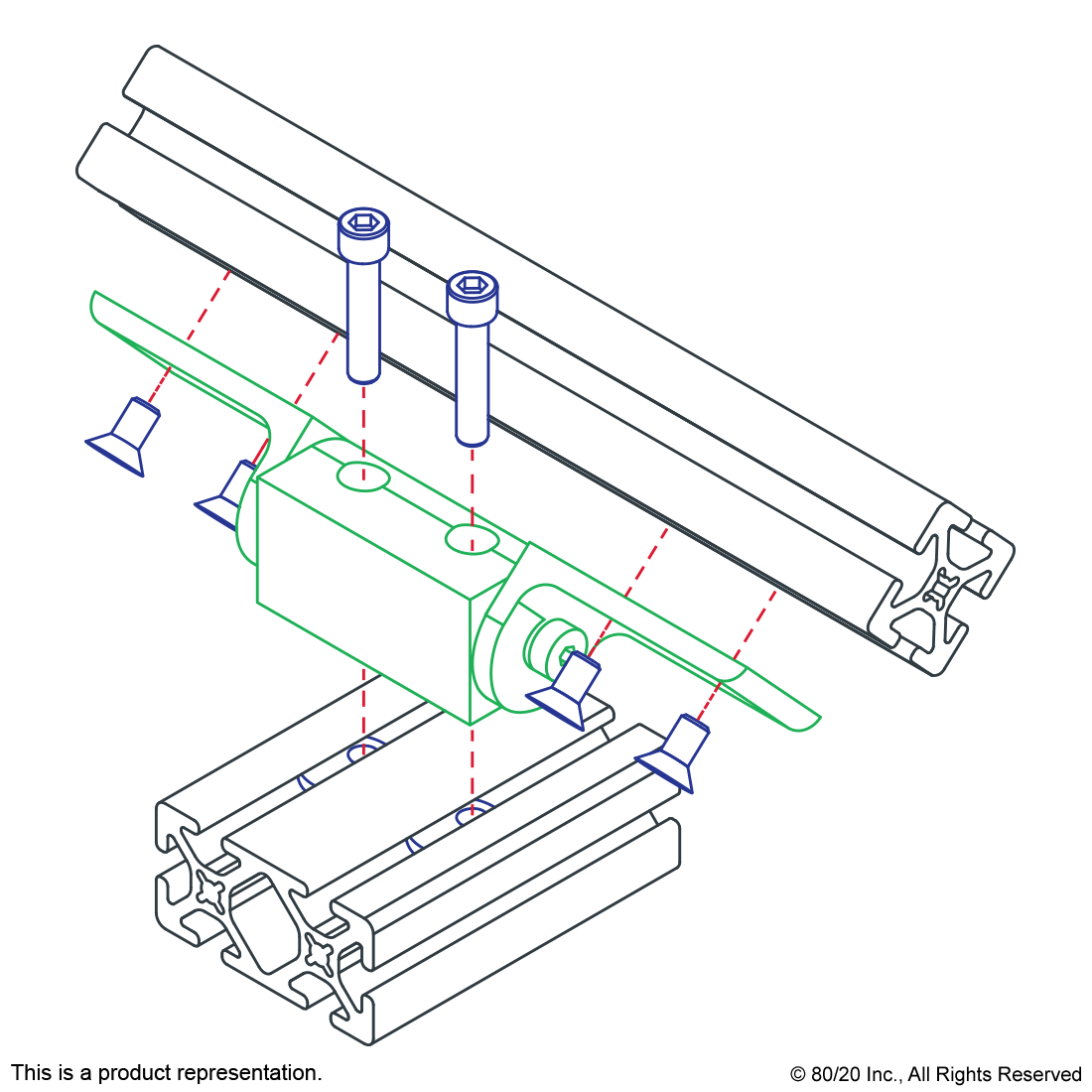 4433-Black | 15 Series Right Angle Universal Dynamic Pivot Assembly ...