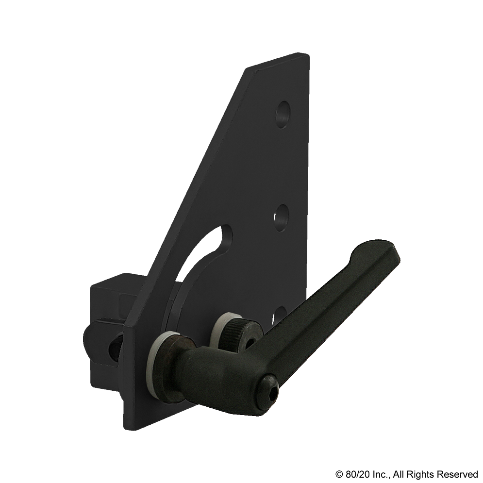4139-Black | 10 Series 90 Degree Left Hand Pivot Bracket Assembly with ...