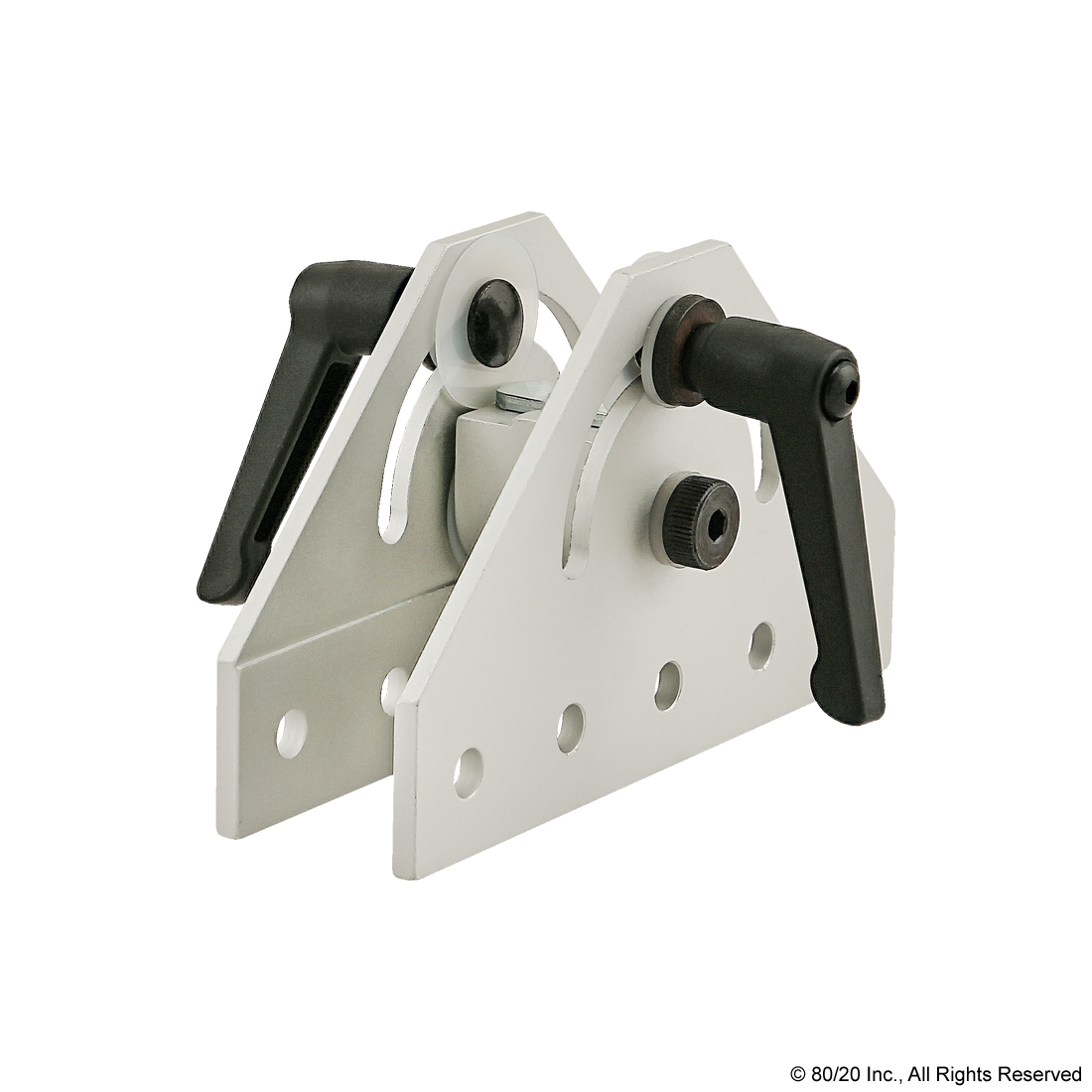 25-4053 | 25 Series 180 Degree Double Pivot Bracket Assembly with "L ...