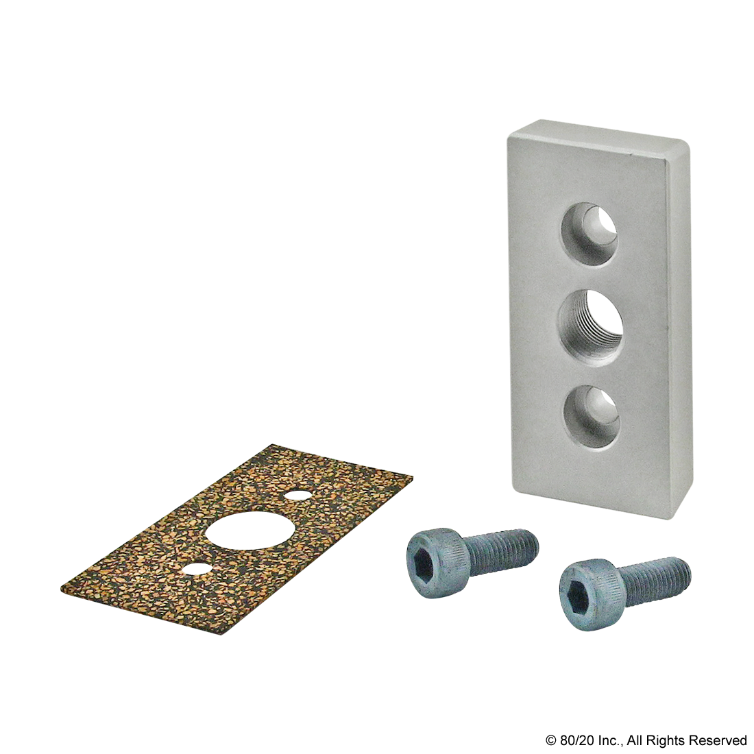 40-2150 | 40 Series 3-Hole Pressure Manifold Feed Plate | CPI Automation