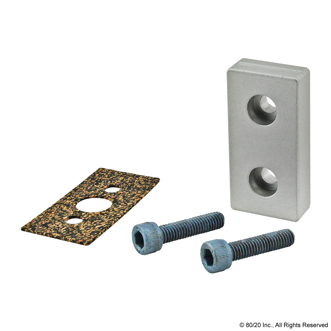 25-2341 | 25 Series 2-Hole Pressure Manifold Stopper Plate | CPI Automation