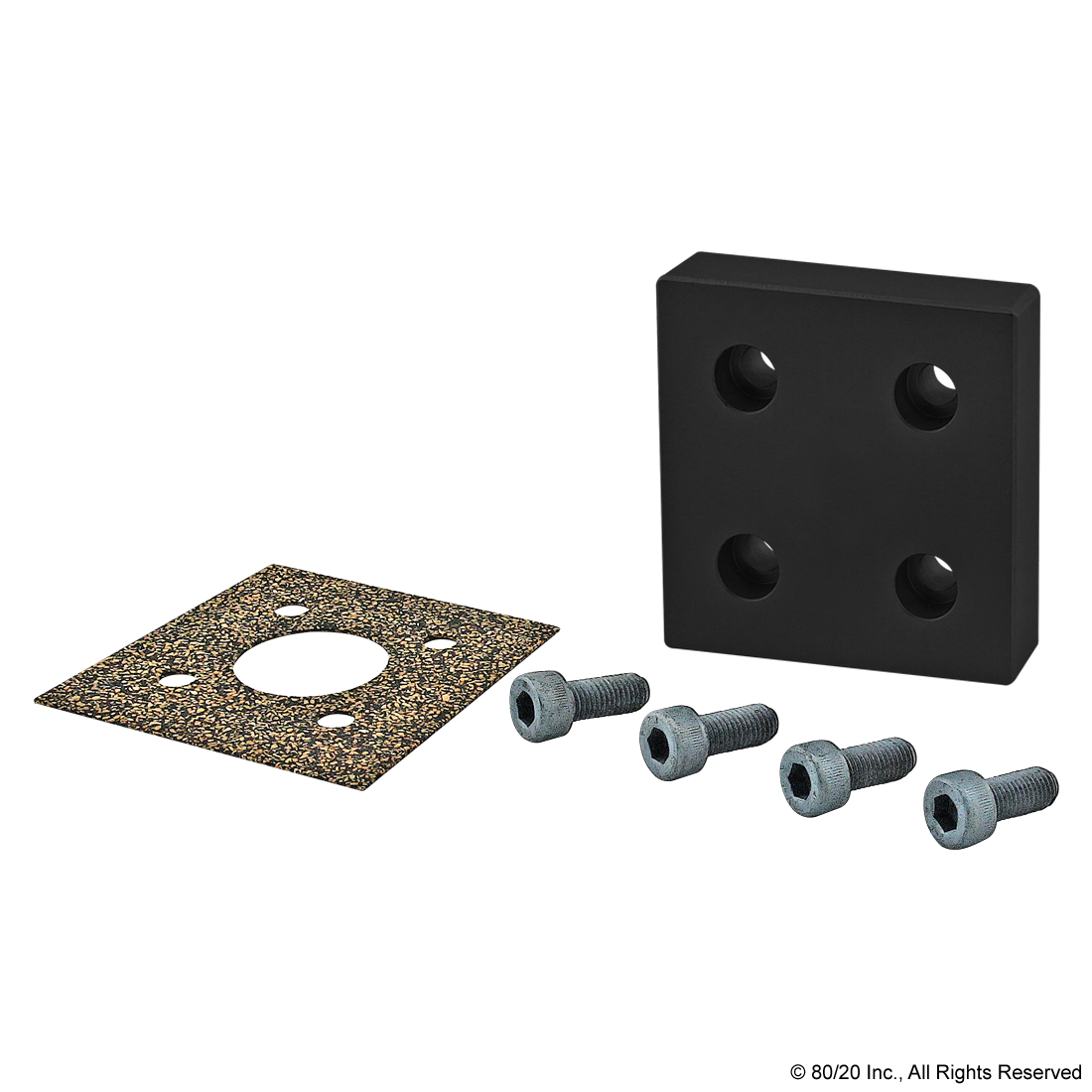 40-2350-Black | 40 Series 4-Hole Pressure Manifold Stopper Plate | CPI ...
