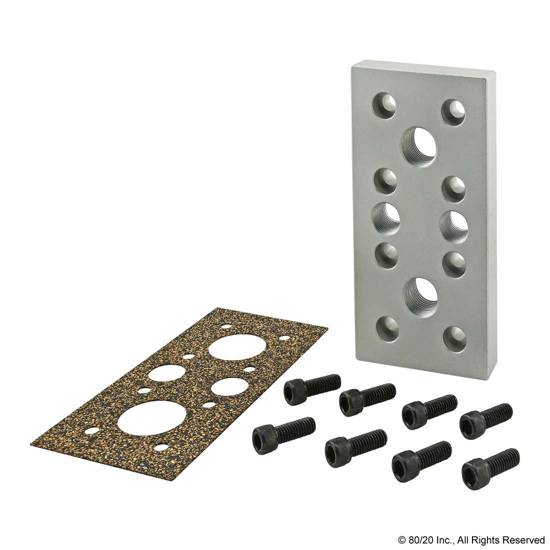 2164 | 15 Series 12-Hole Pressure Manifold Feed Plate | CPI Automation