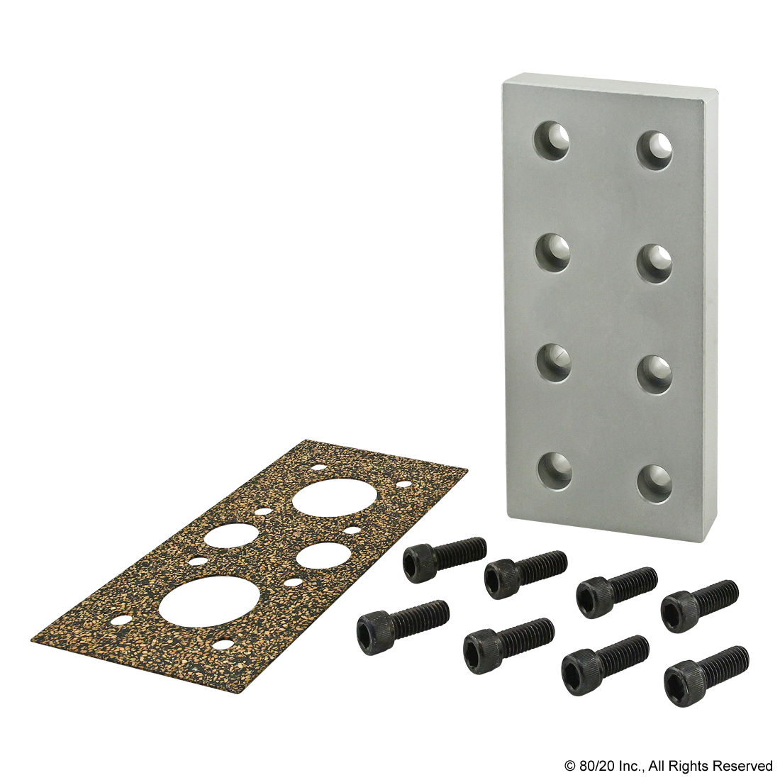 2163 | 15 Series 8-Hole Pressure Manifold Stopper Plate | CPI Automation