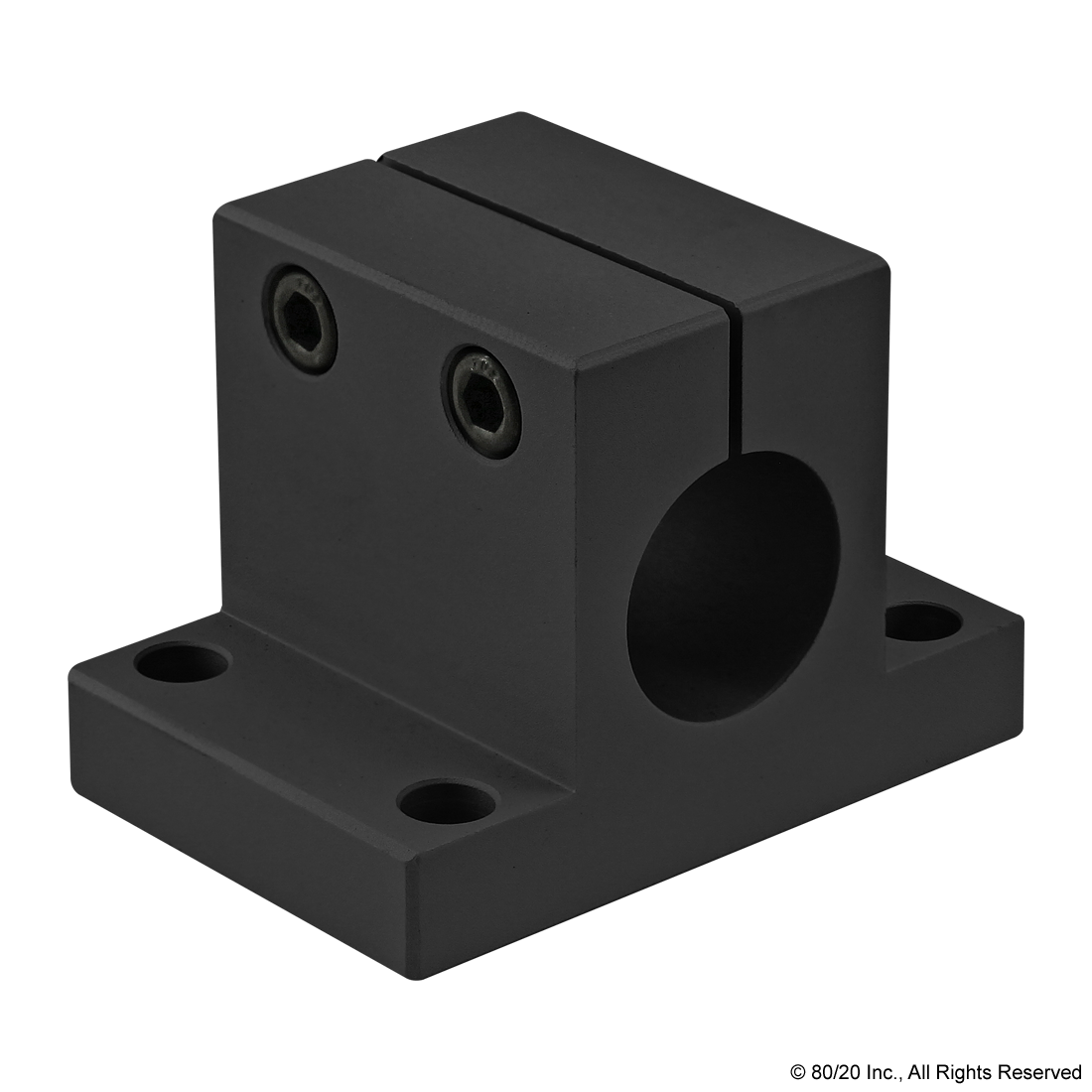 5920-Black | 15 Series 1" Wide Horizontal Stanchion Base | CPI Automation