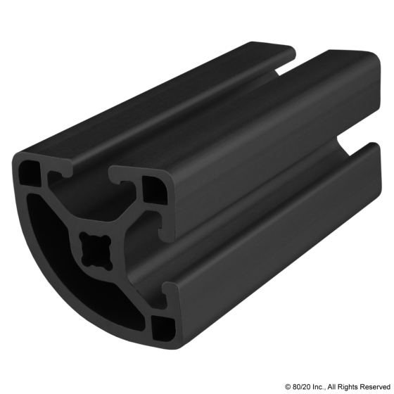 1517-LS-Black-FB | T Slotted Aluminum Profiles | CPI Automation