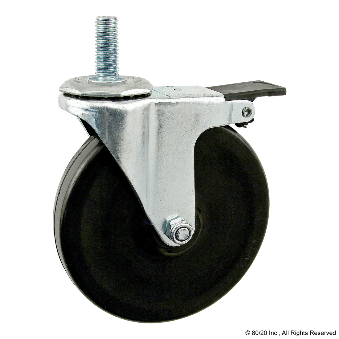 65-2344 | Threaded Stem Swivel Caster: M10 x 30mm | CPI Automation