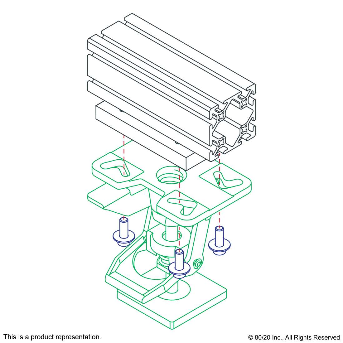 2731 | Adjustable Position Floor Lock | CPI Automation