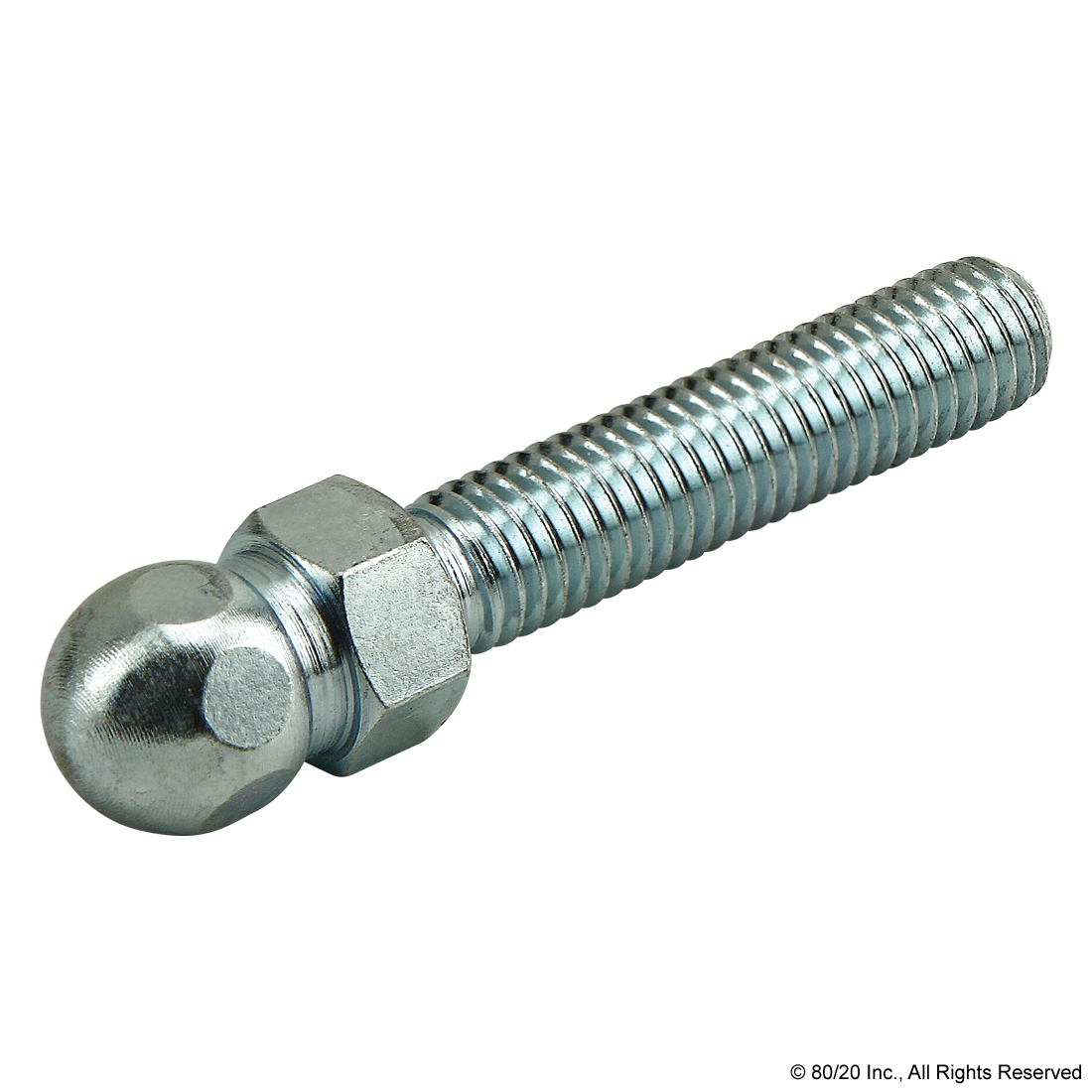 12394 | Swivel Foot Threaded Stem: M10 x 45.00mm | CPI Automation